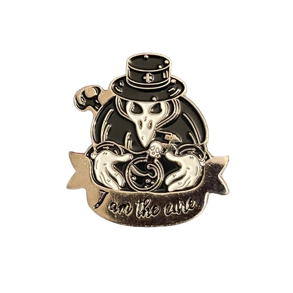 Jewelry | Plague Doctor I Am The Cure Pin | Poshmark